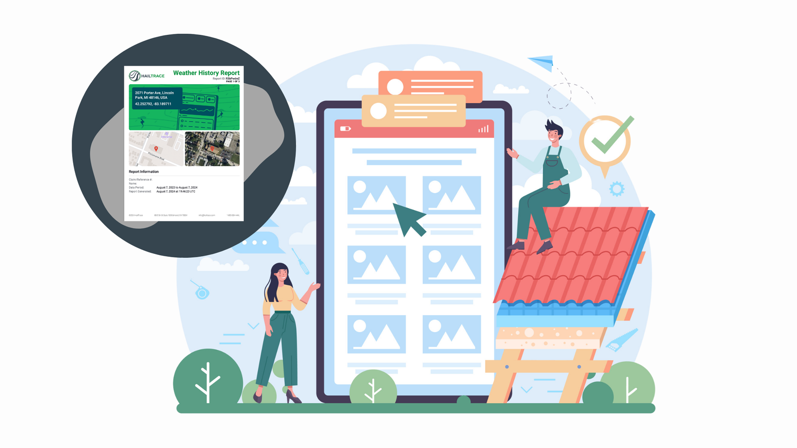 4 Reports to Find a Date of Loss and Close a Weather Claim Fast